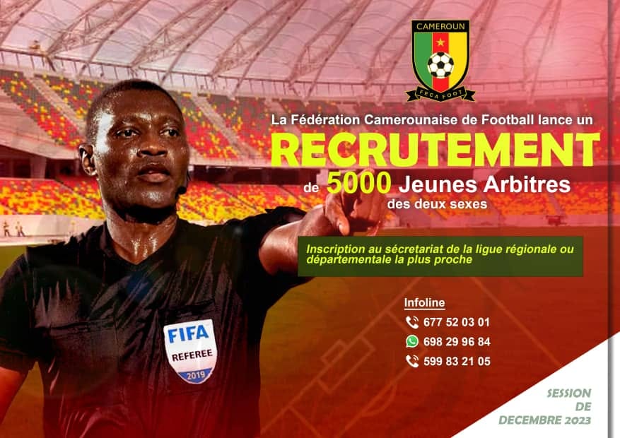 Recrutement massif de jeunes arbitres – Kamerfoot